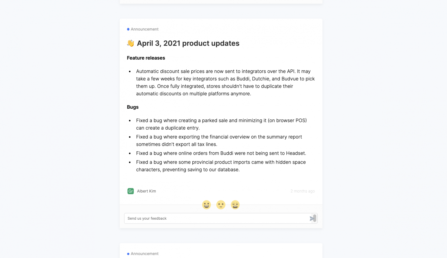 10+ Changelog Templates And Inspiring Examples · AnnounceKit 10+ Changelog Templates And Inspiring Examples · AnnounceKit