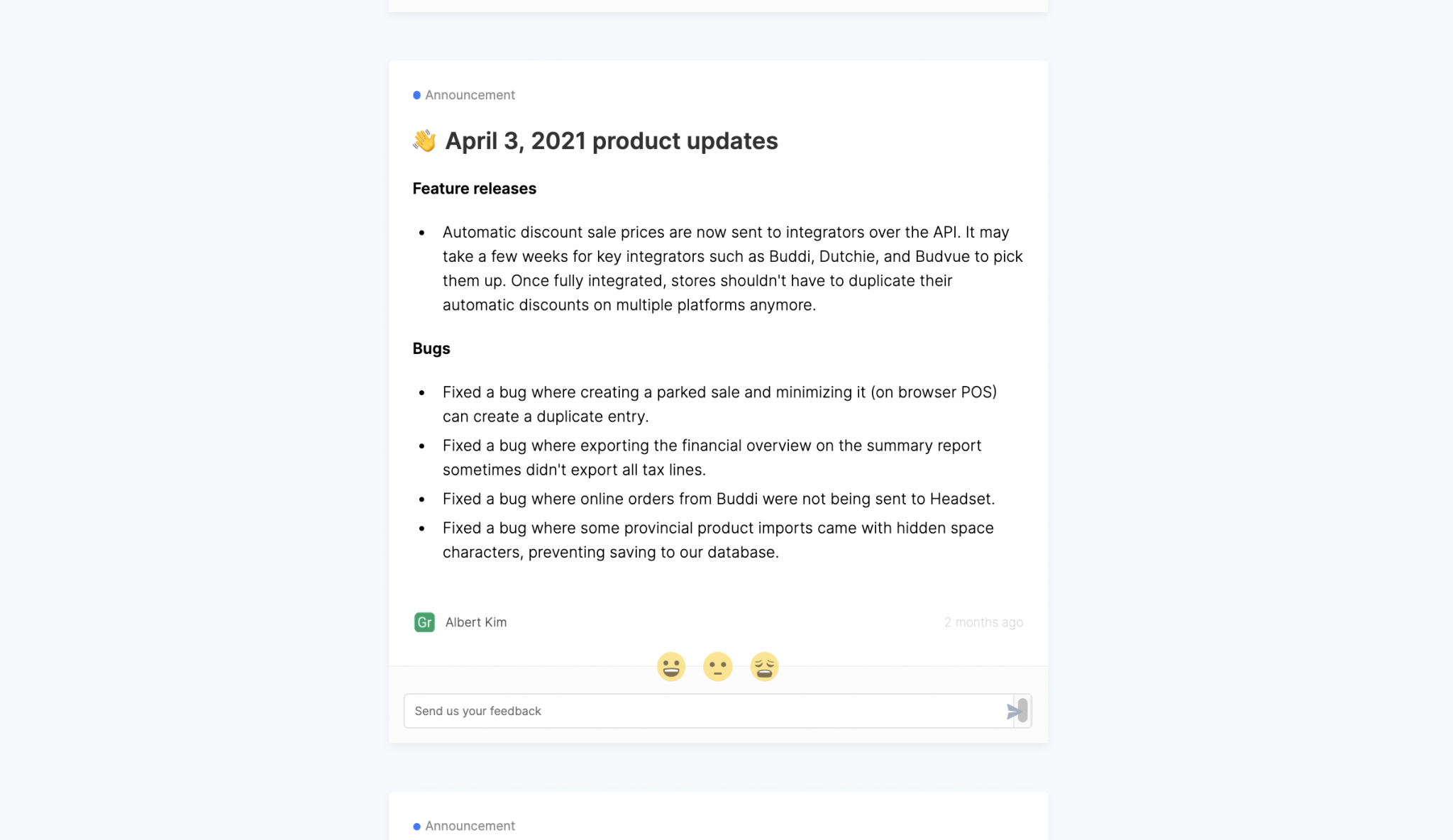 Best Changelog Template Examples
