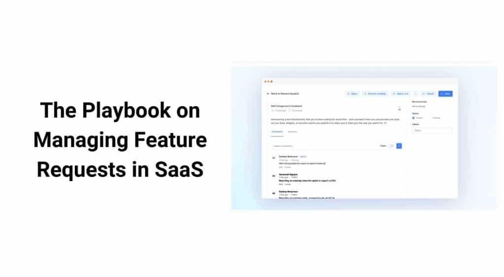 The SaaS Feature Requests Playbook