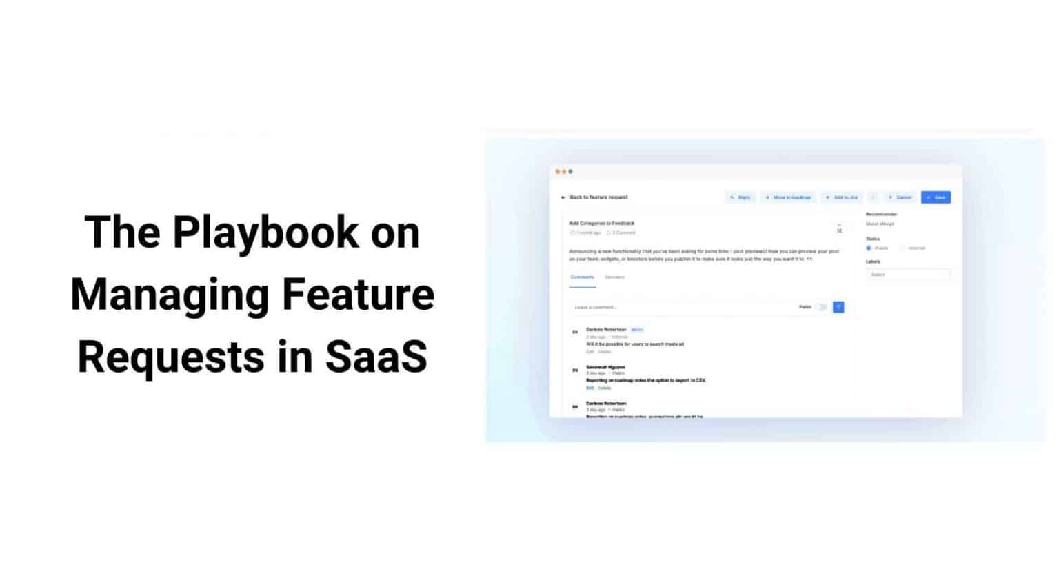 The SaaS Feature Requests Playbook