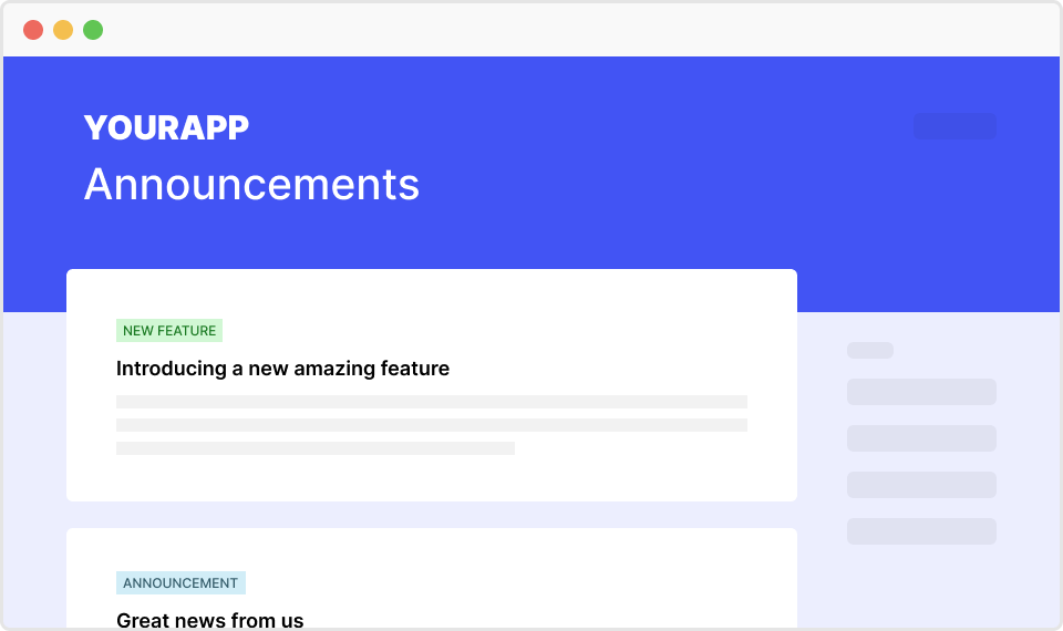 AnnounceKit · Announcement App & Software for Product Updates